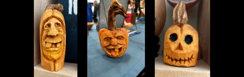 Wood Carved Pumpkins – October 12 – PA Guild of Craftsmen